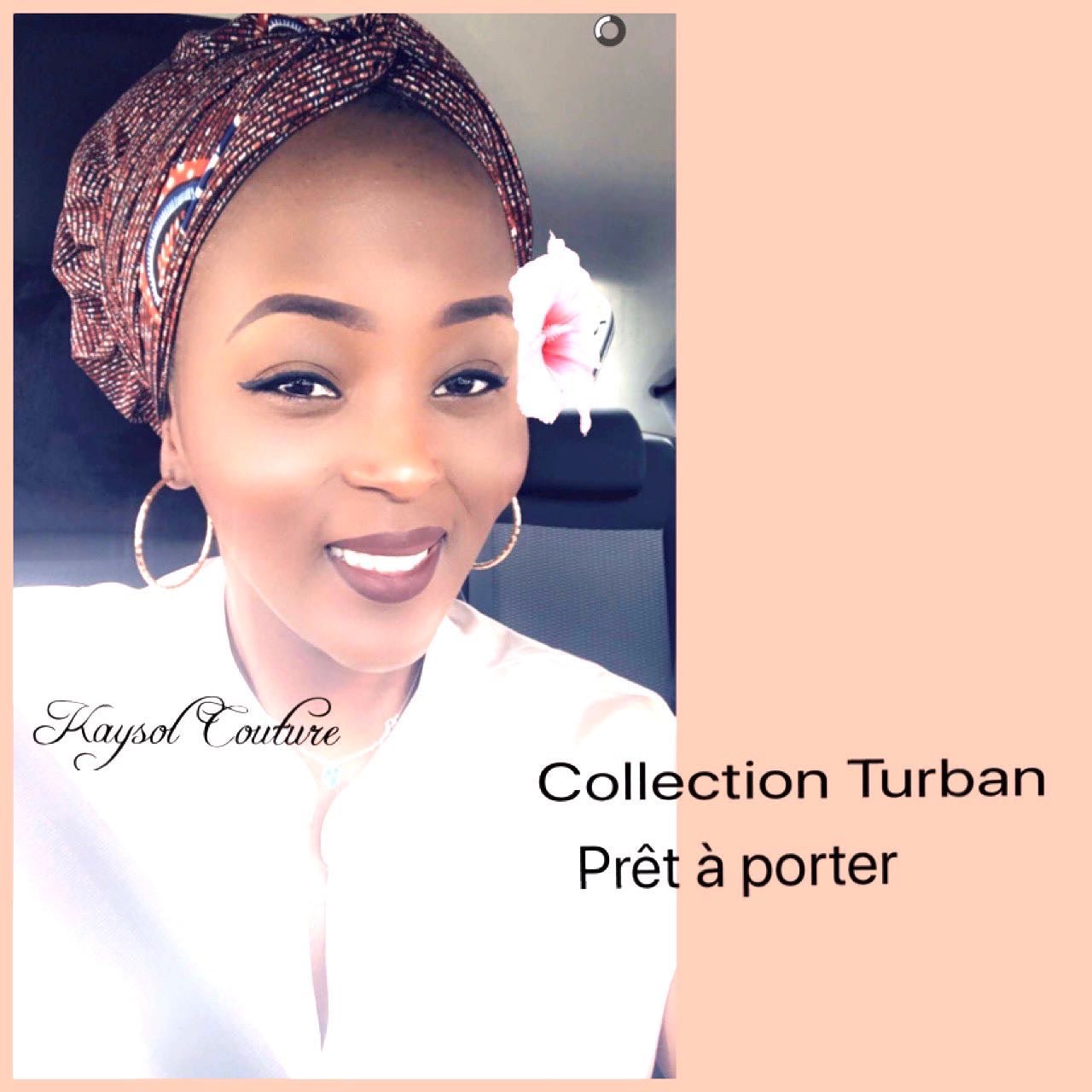 Turban en wax – Kaysol Couture